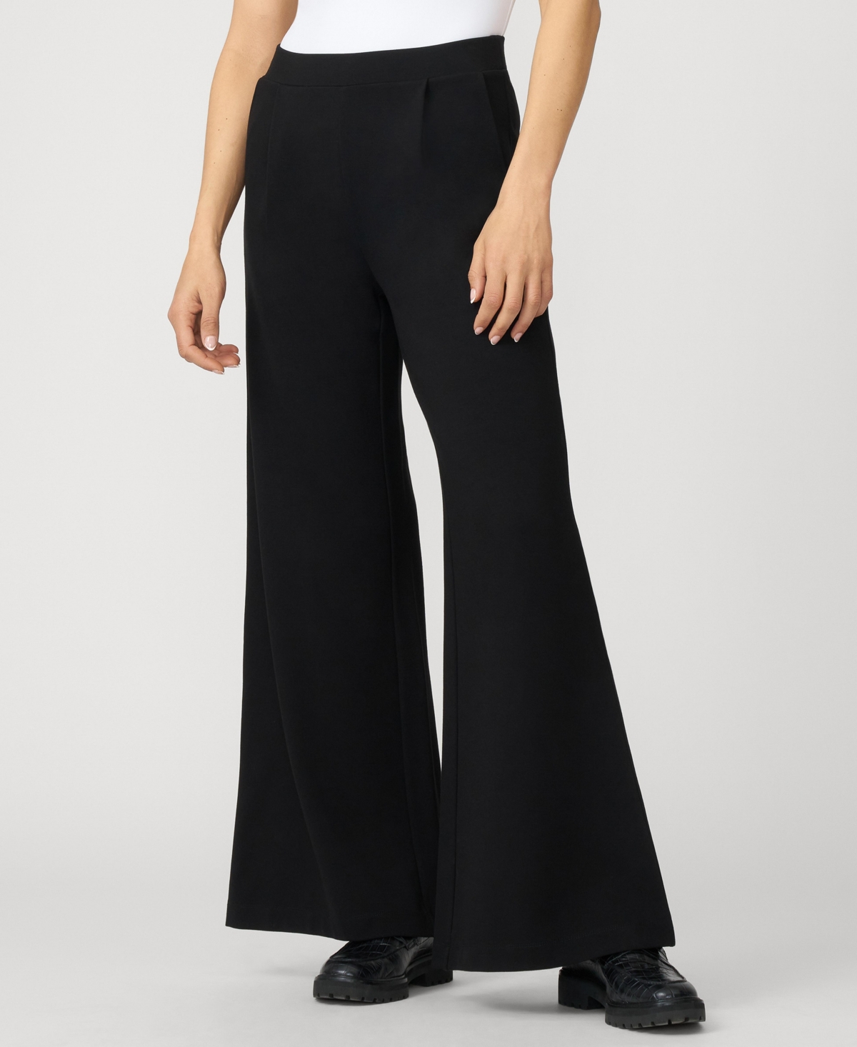 Click here for Cable & Gauge Womens Pleated Wide Leg Stretch Trou... prices