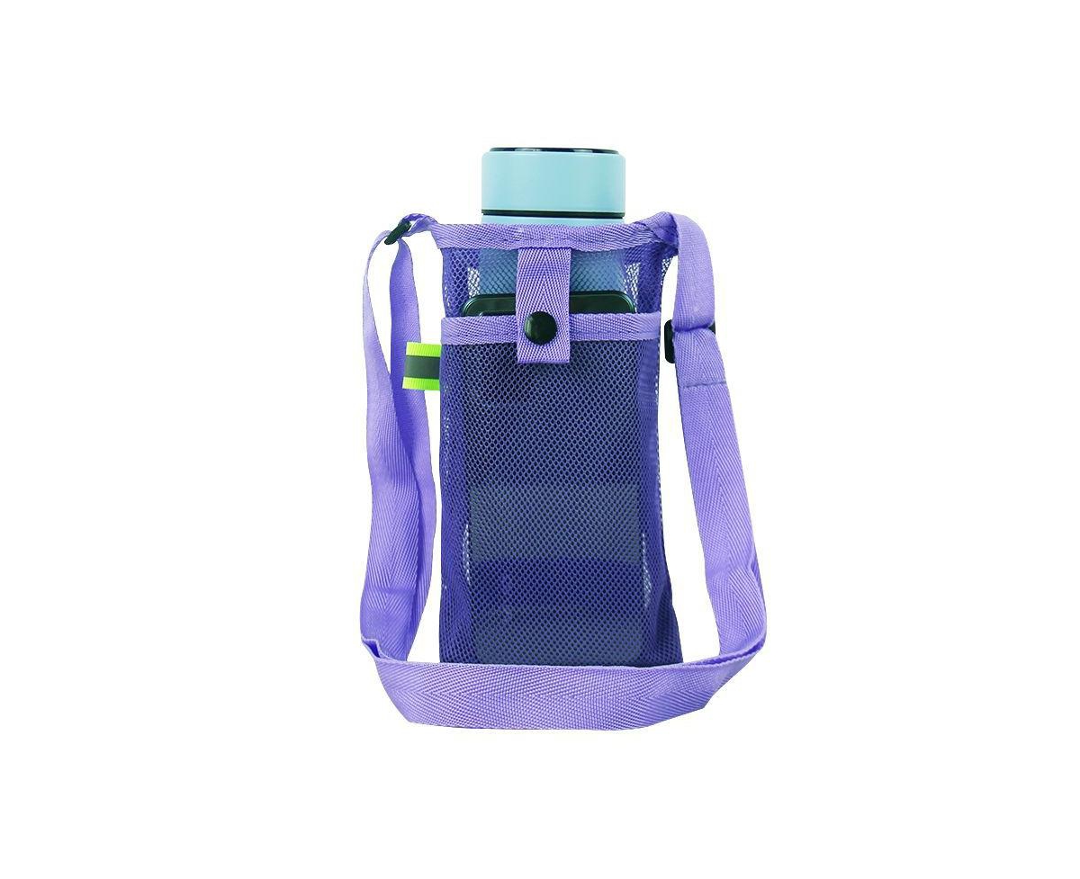 Click here for Mesh See Thru Travel Tote - Purple prices