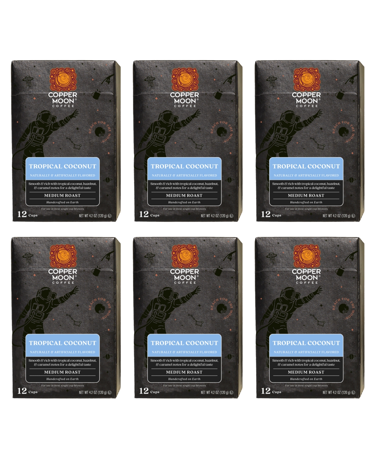 Click here for Copper Moon Coffee Tropical Coconut Single Serve C... prices