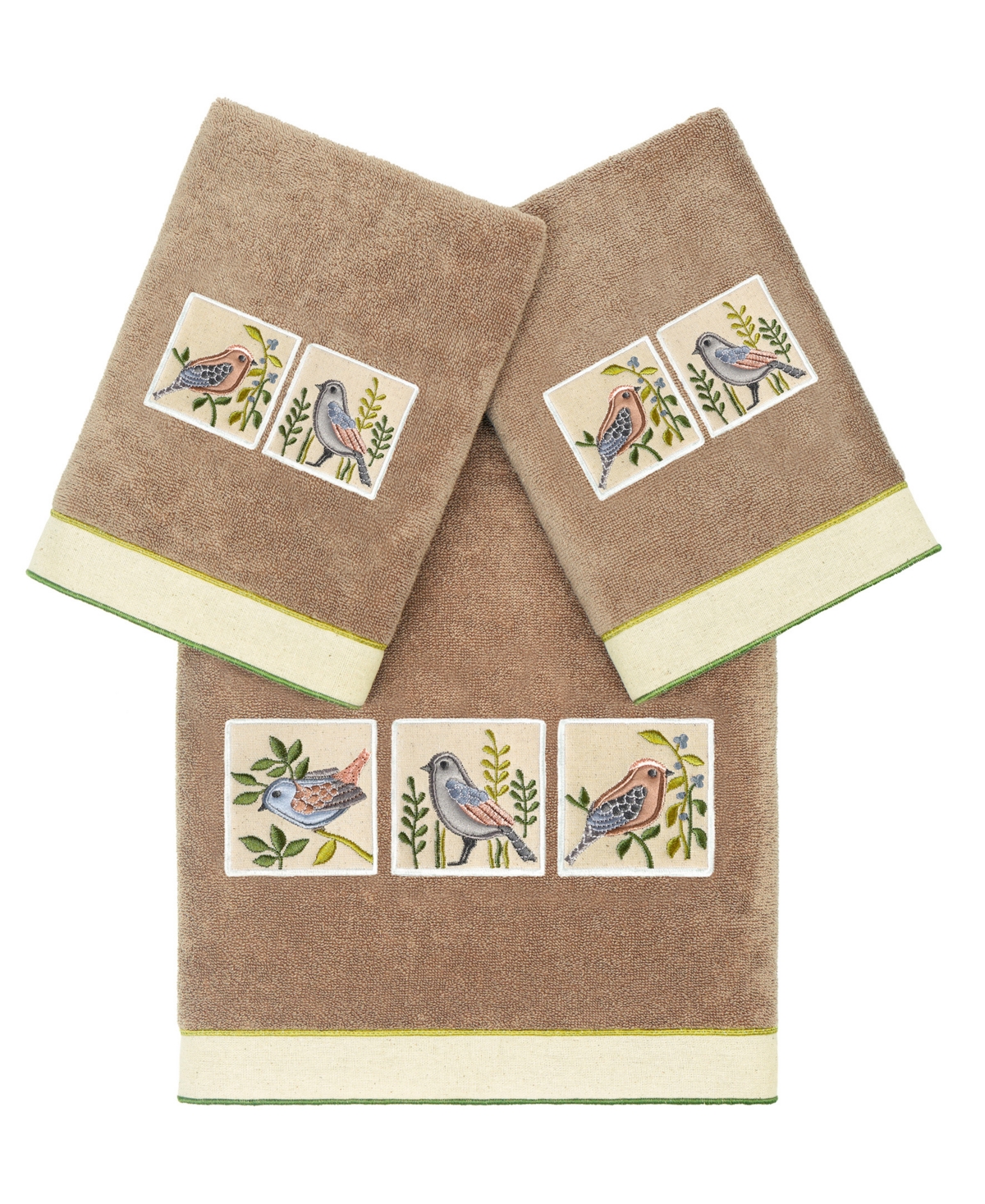 Click here for Linum Home Cotton Belinda Embellished 3-Pc. Towel... prices