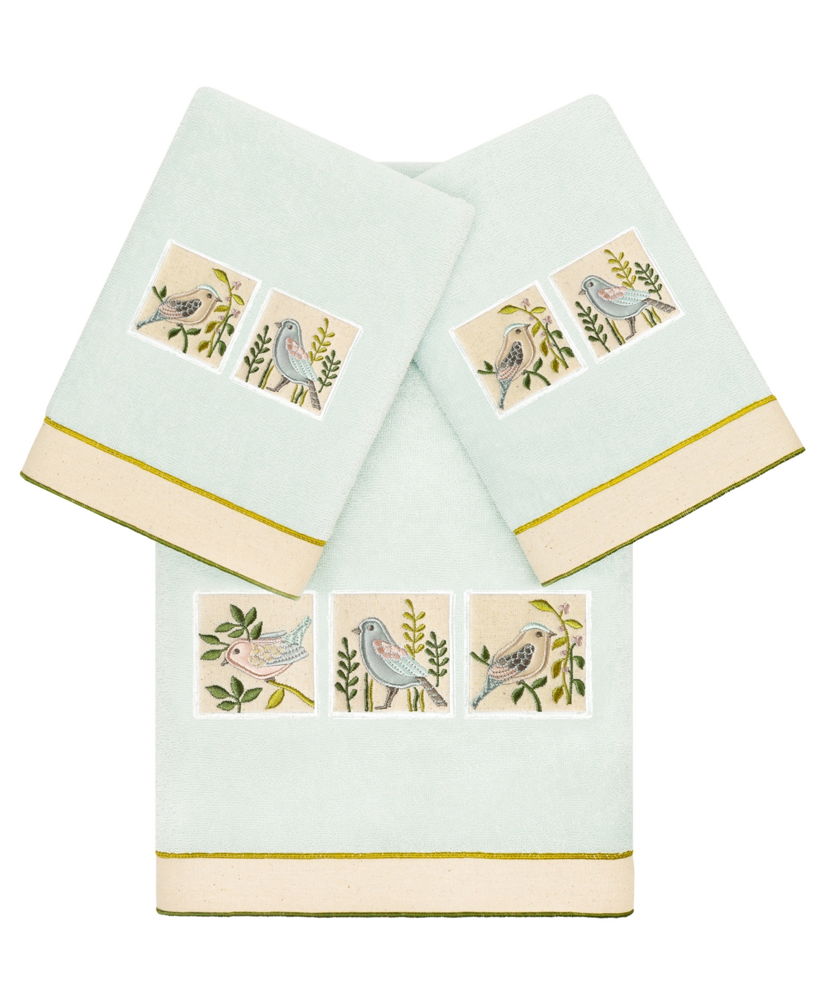 Click here for Linum Home Cotton Belinda Embellished 3-Pc. Towel... prices