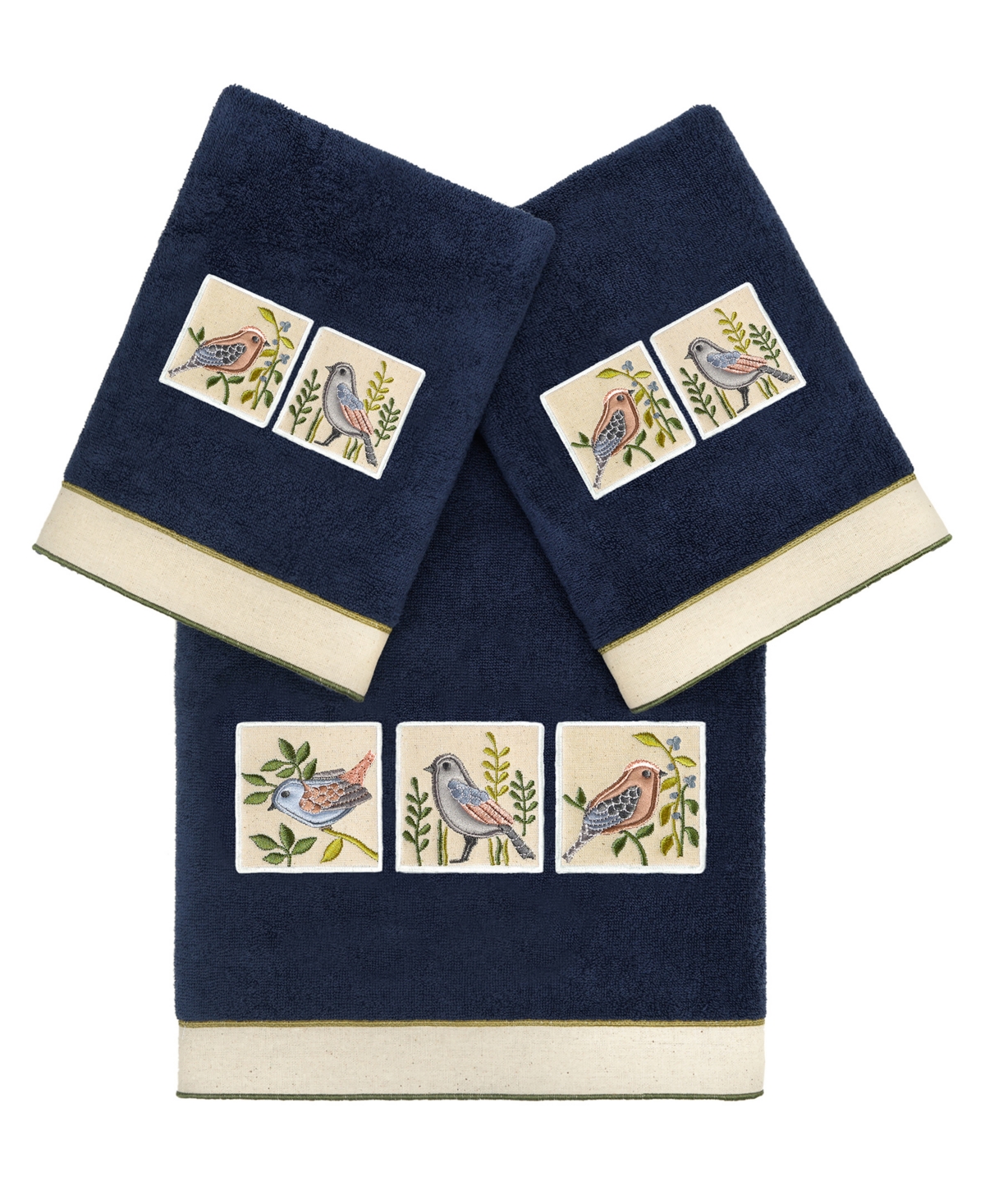 Click here for Linum Home Cotton Belinda Embellished 3-Pc. Towel... prices