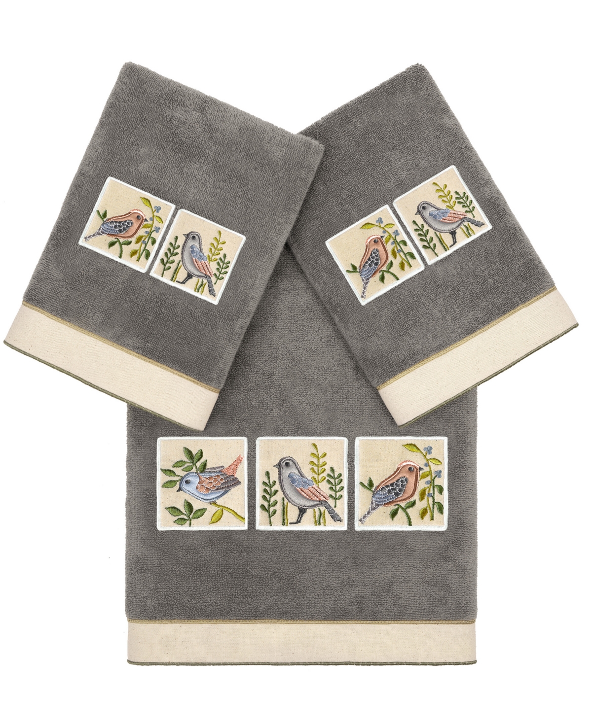Click here for Linum Home Cotton Belinda Embellished 3-Pc. Towel... prices
