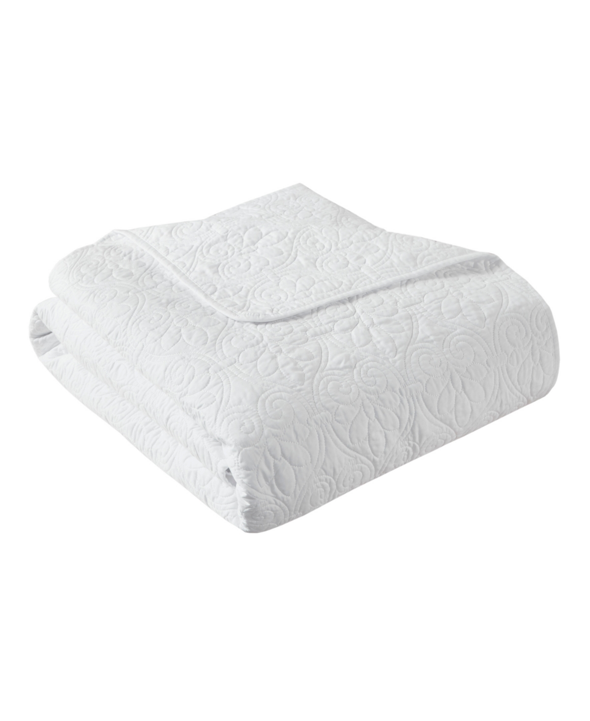 Click here for Madison Park Quebec Quilted Throw  60 x 70 - White prices