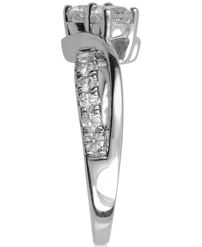 Two Souls, One Love® Diamond Two-Stone Anniversary Ring (1 ct. t.w.) in ...