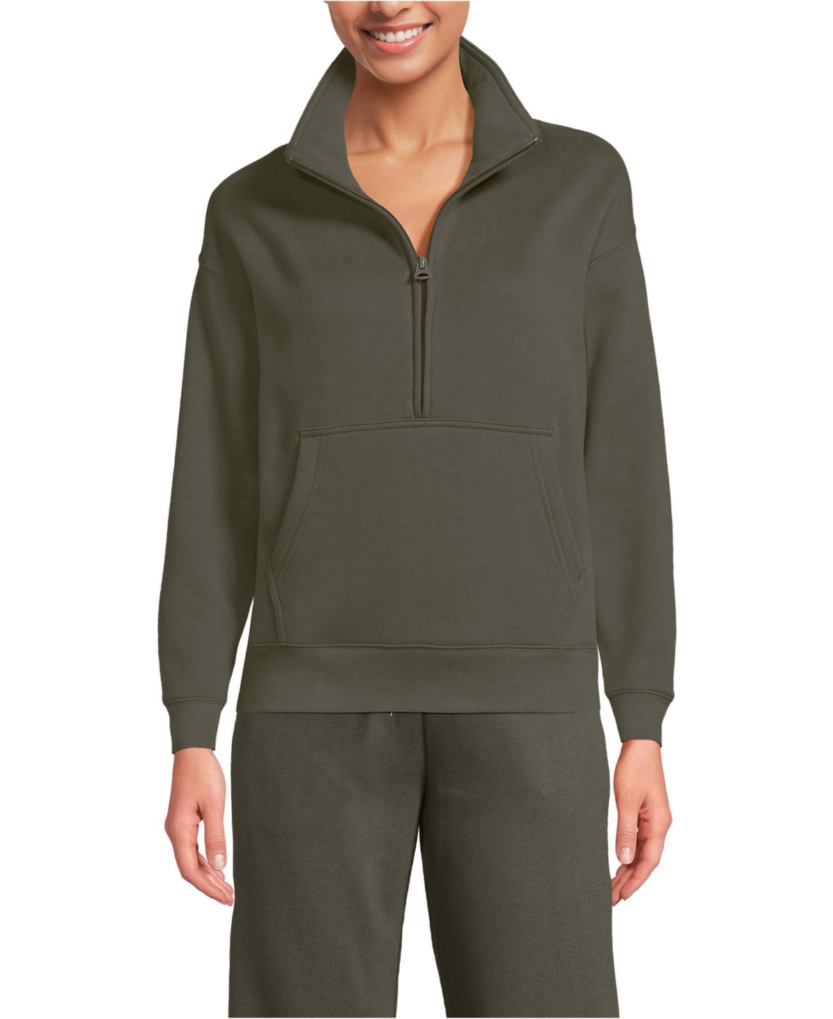 Click here for Lands End Womens Relaxed Serious Sweats Long Sleev... prices