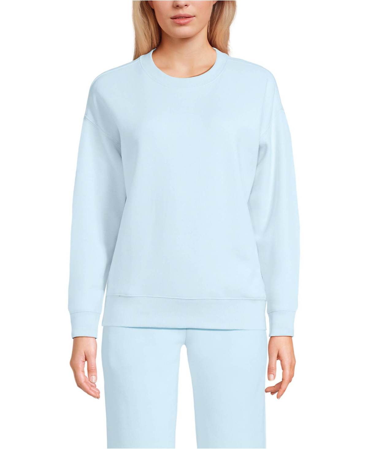 Click here for Lands End Womens Relaxed Serious Sweats Long Sleev... prices
