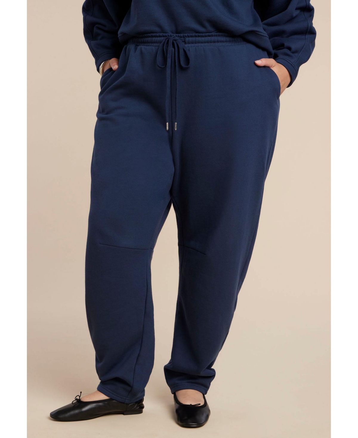 Click here for Eloquii Womens Elements Barrel Leg Sweatpant - Dre... prices