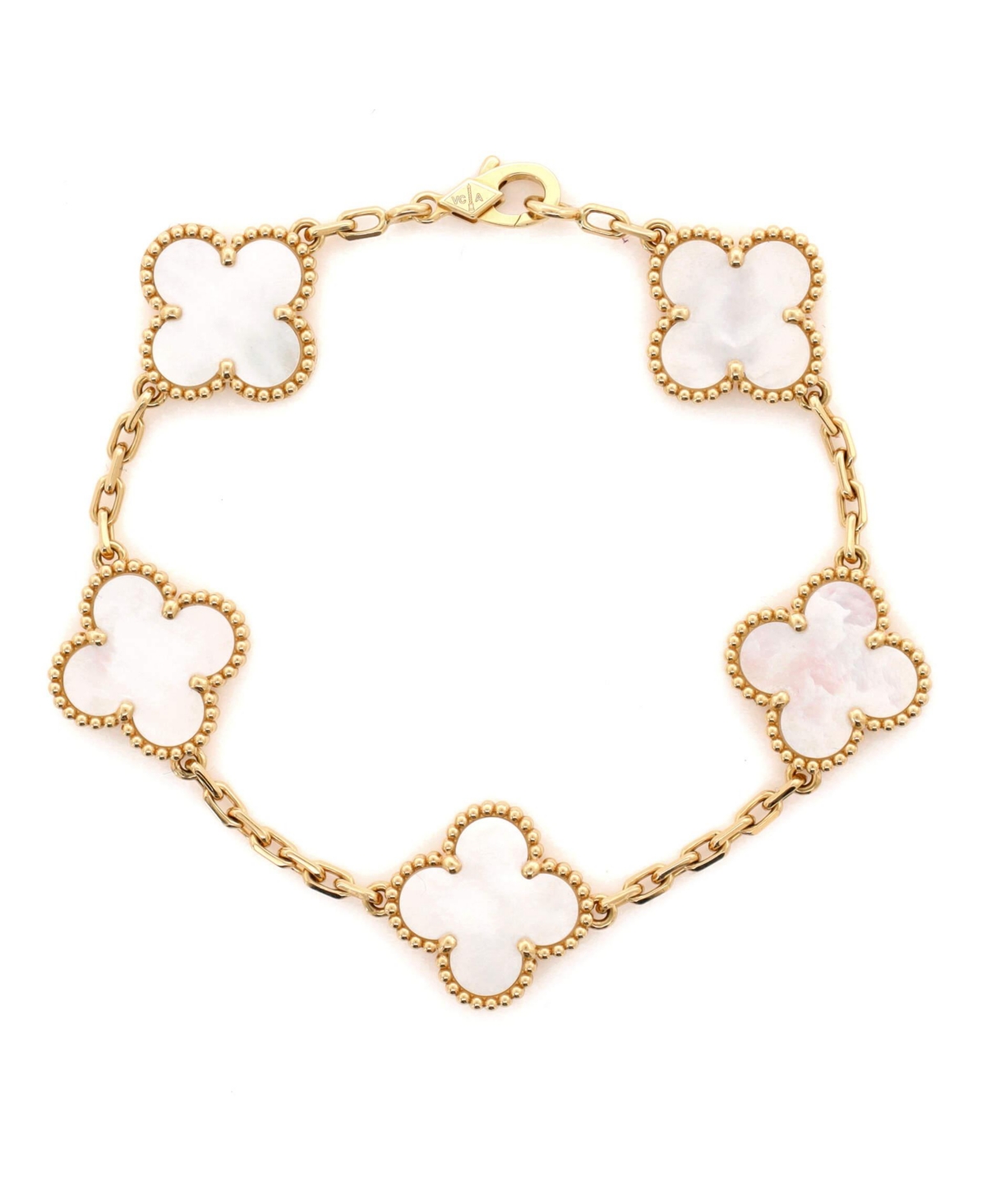 Click here for Pre-Owned Van Cleef & Arpels Vintage Alhambra 5 Mo... prices