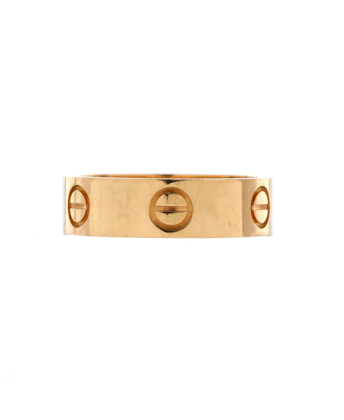 Click here for Pre-Owned Cartier Love Band Ring - 18k yellow gold prices