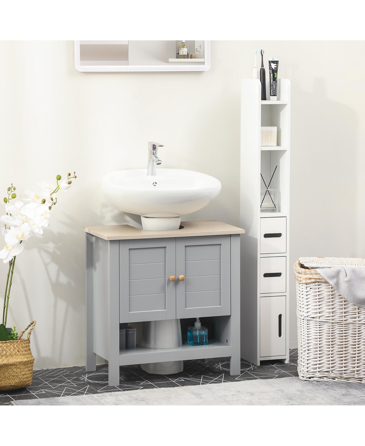 Click here for Slickblue Bathroom Storage Space Saver Cabinet wit... prices