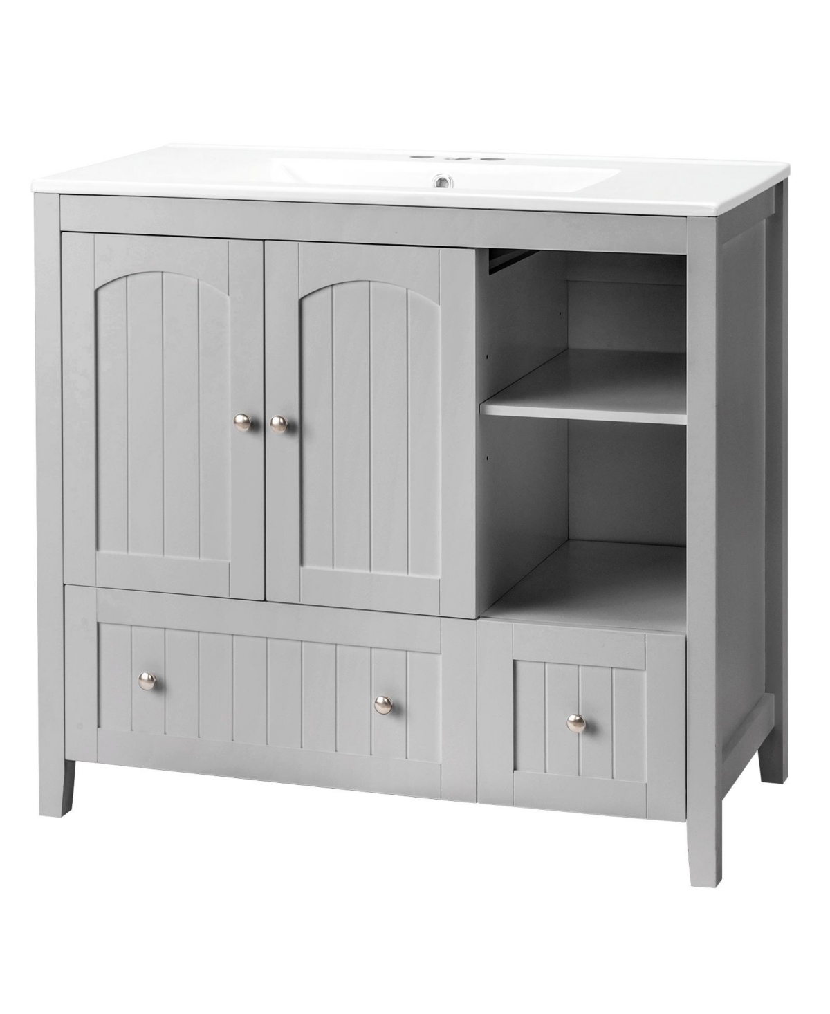 Click here for Slickblue Bathroom Vanity Cabinet Mdf Lacquered Do... prices