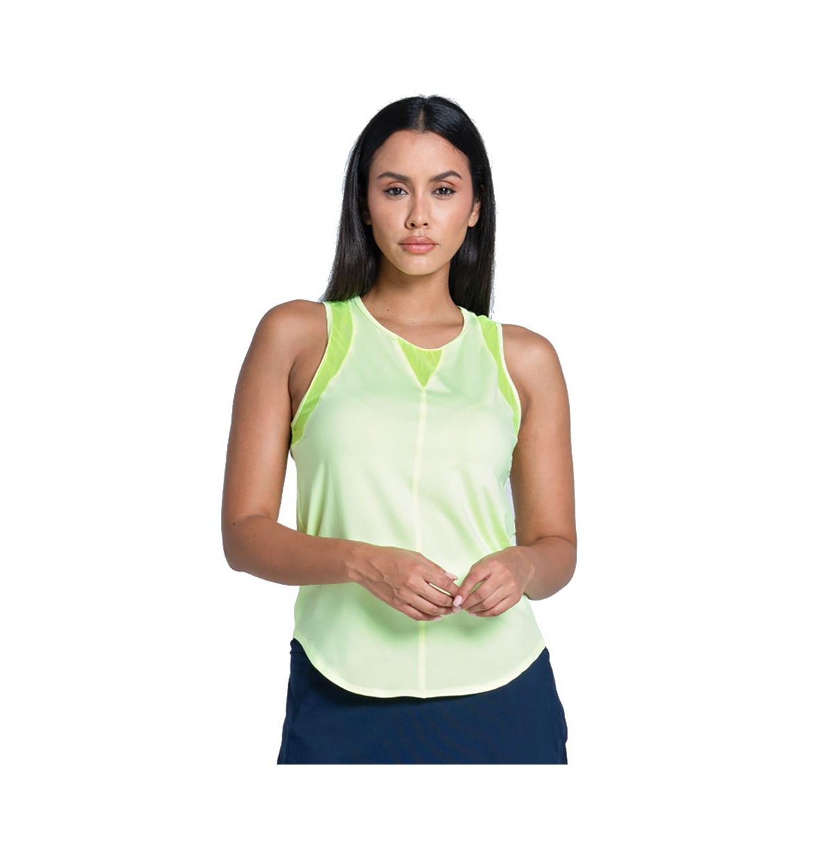 Click here for Lucky In Love Womens Chill Out Tennis Tank - Lemon... prices