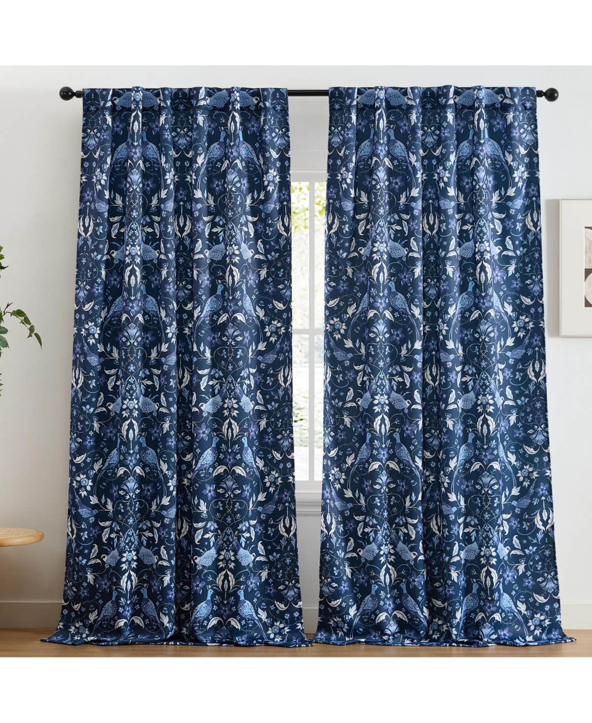 Click here for Hlc.me Florence Floral & Birds Patterned Window Ba... prices