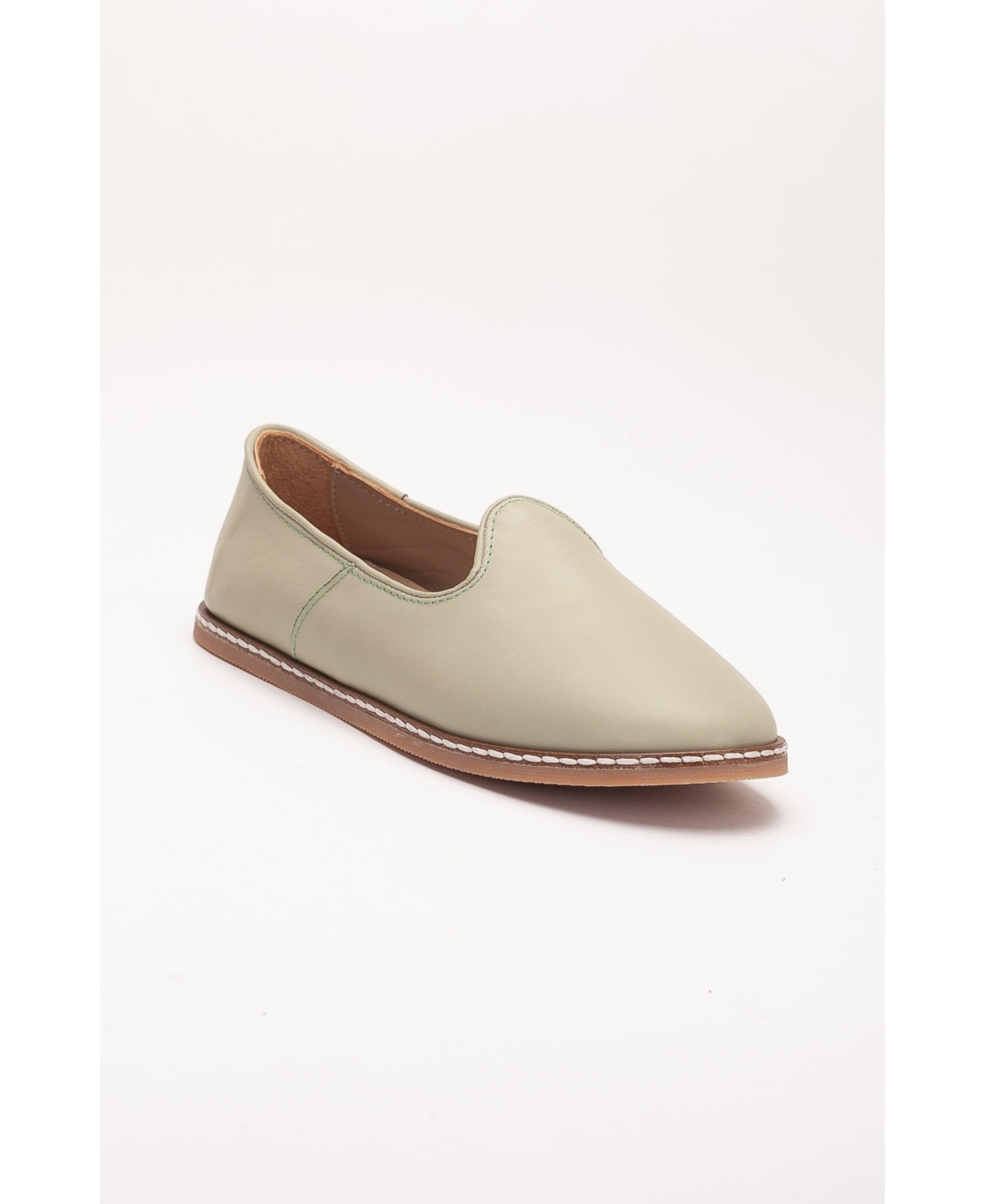 Click here for Epilogue Shoes Dalya Leather Slip On Flats (Women)... prices