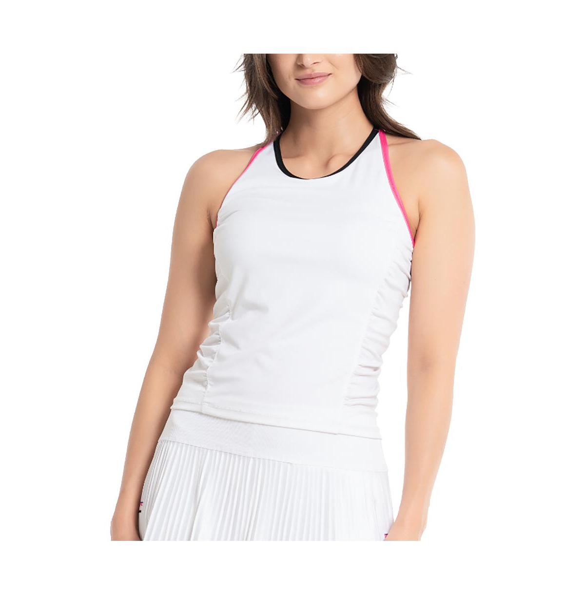 Click here for Lucky in Love Above It All Womens Tennis Crop Tank... prices