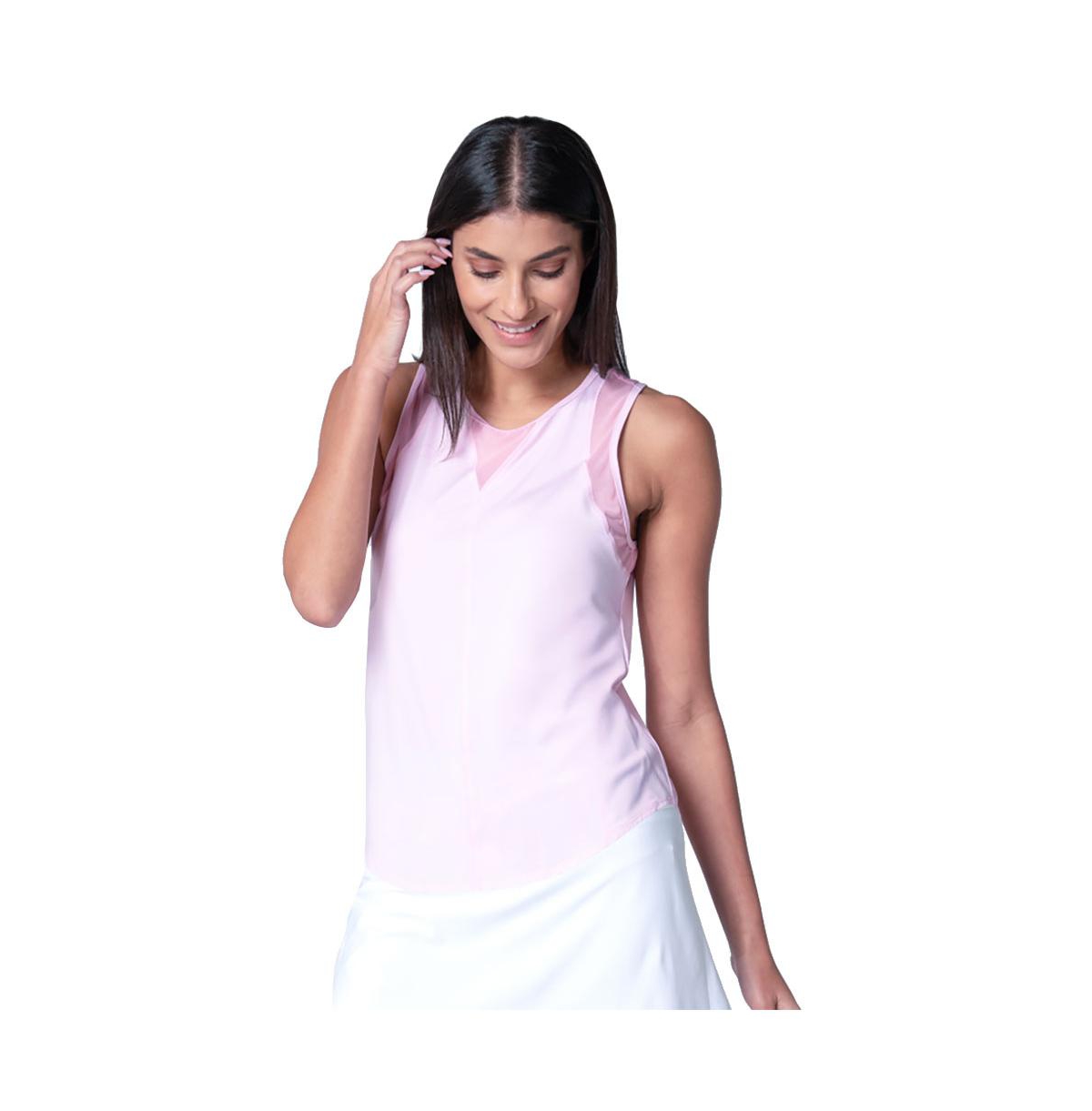 Click here for Lucky In Love Womens Chill Out Tennis Tank - Pink... prices