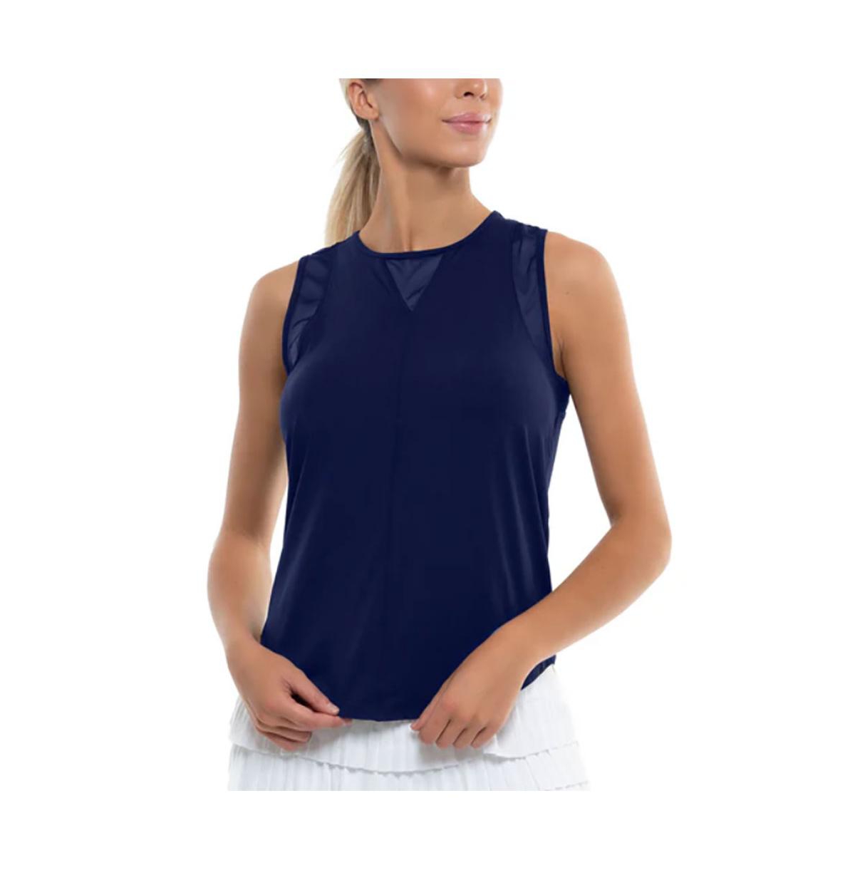 Click here for Lucky In Love Womens Chill Out Tennis Tank - Midni... prices