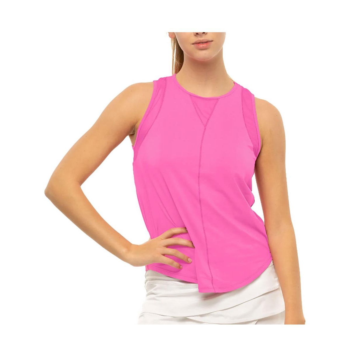 Click here for Lucky In Love Womens Chill Out Tennis Tank - Taffy prices
