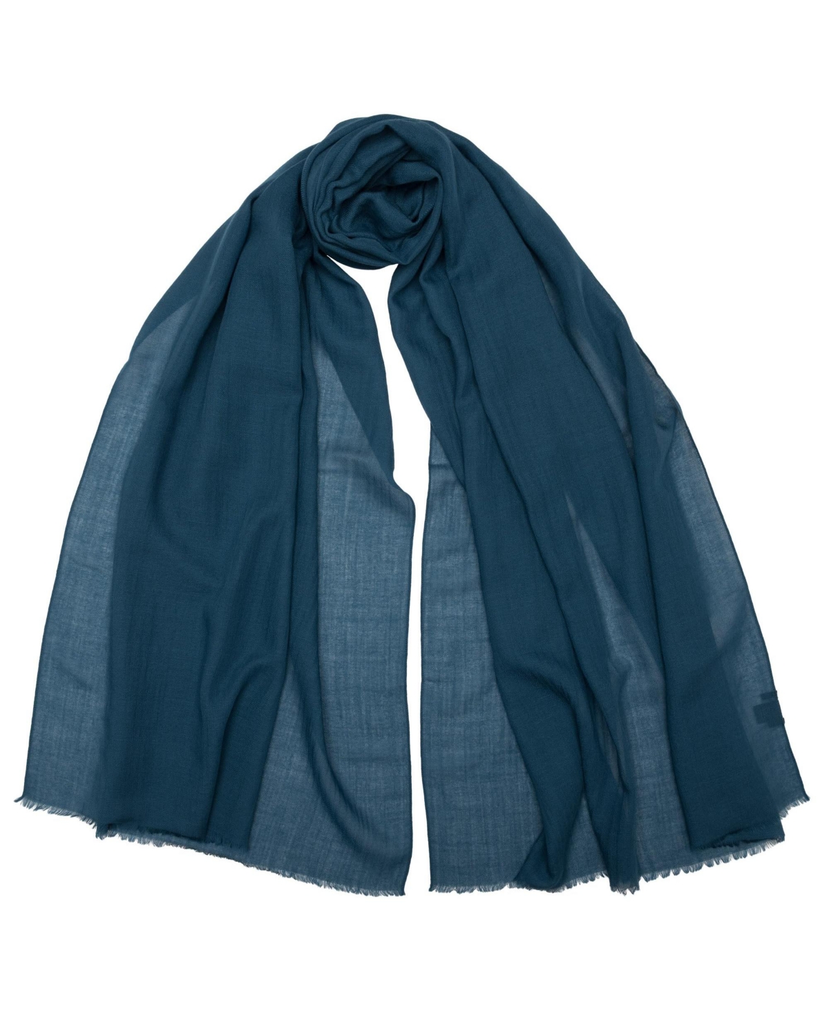Click here for Elizabetta Salerno - Wool Silk Scarf - Petrol blue prices