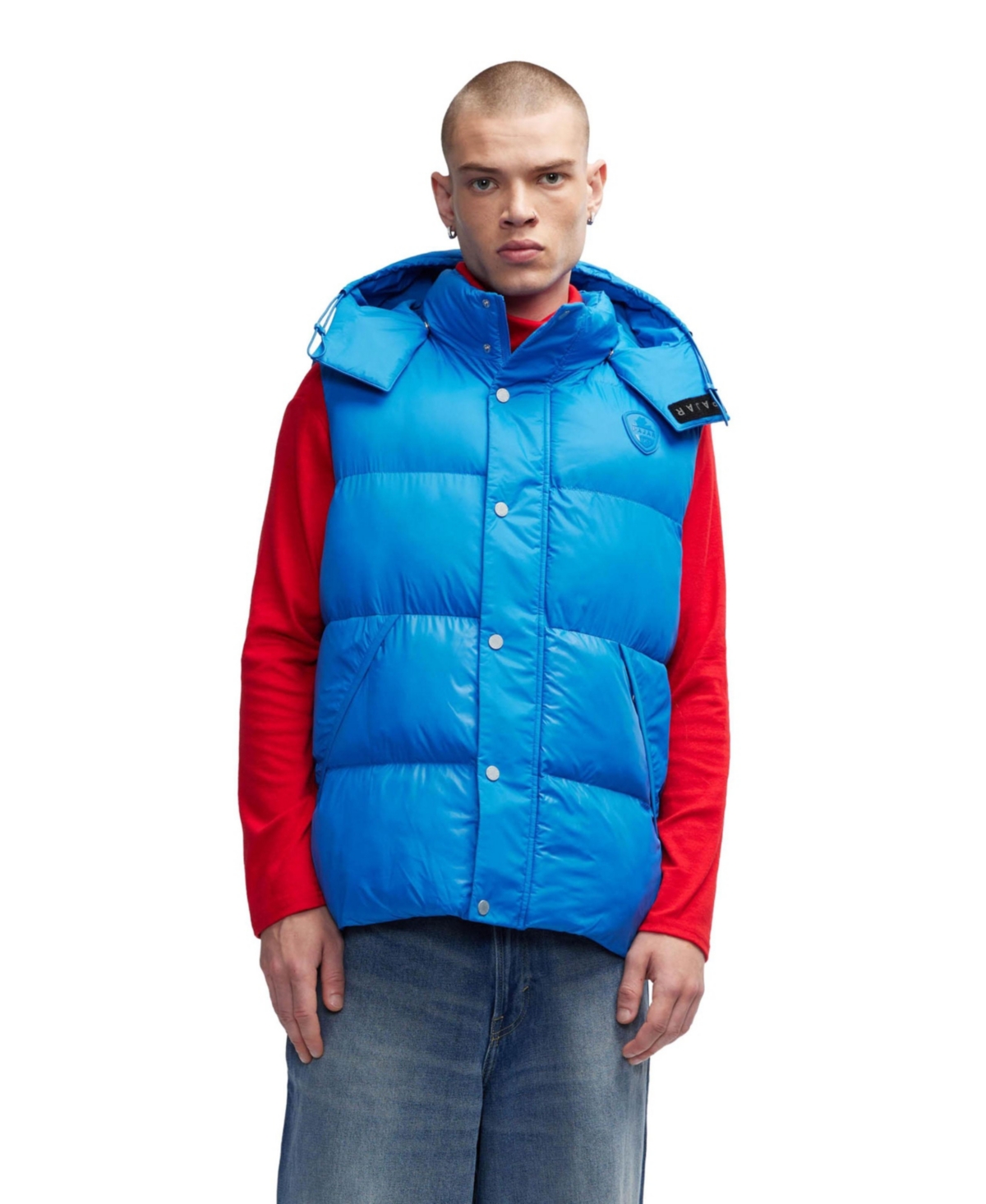 Pajar Mens Channel Quilted Puffer Vest - Atlantic blue