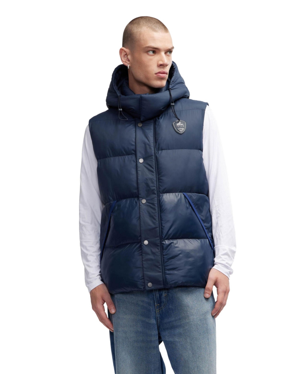 Click here for Pajar Mens Channel Quilted Puffer Vest - Navy prices