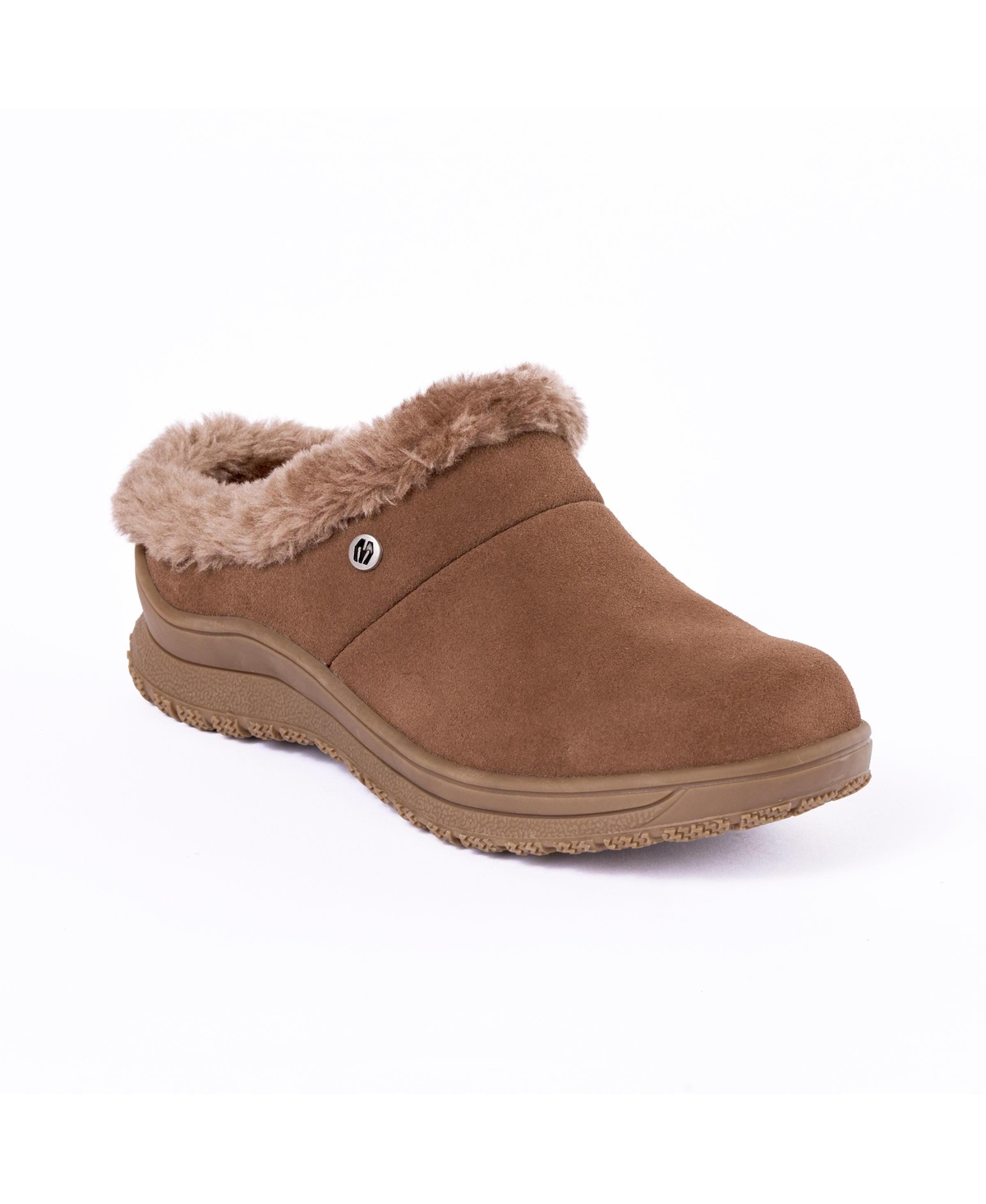 Click here for Minnetonka Emerson Suede Slip-ons - Cocoa prices