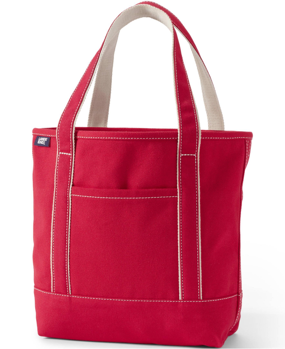 Click here for Lands End Medium 5 Pocket Open Top Canvas Tote Bag... prices