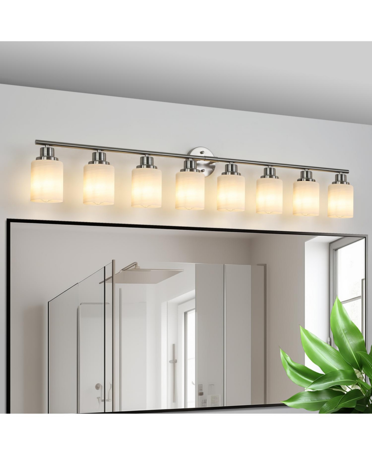 Click here for Streamdale Brushed Nickel Vanity Wall Sconce with... prices