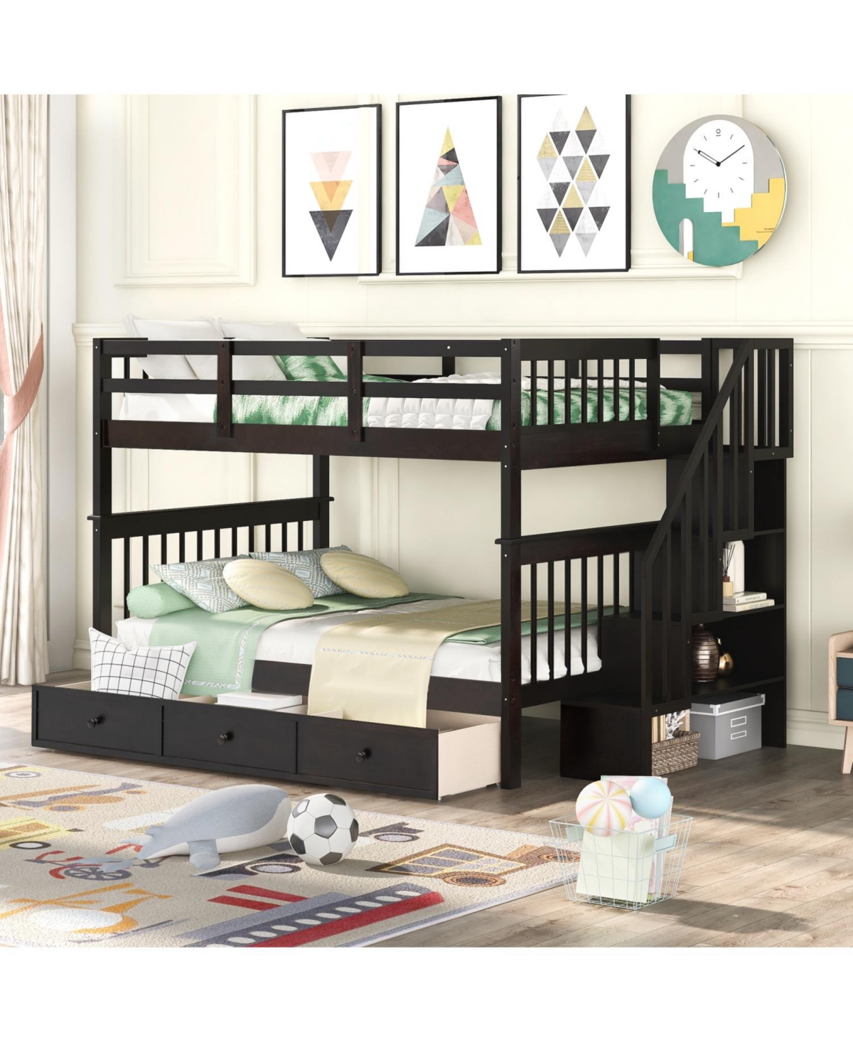 Click here for Streamdale Furniture Stairway Bunk Bed with Drawer... prices
