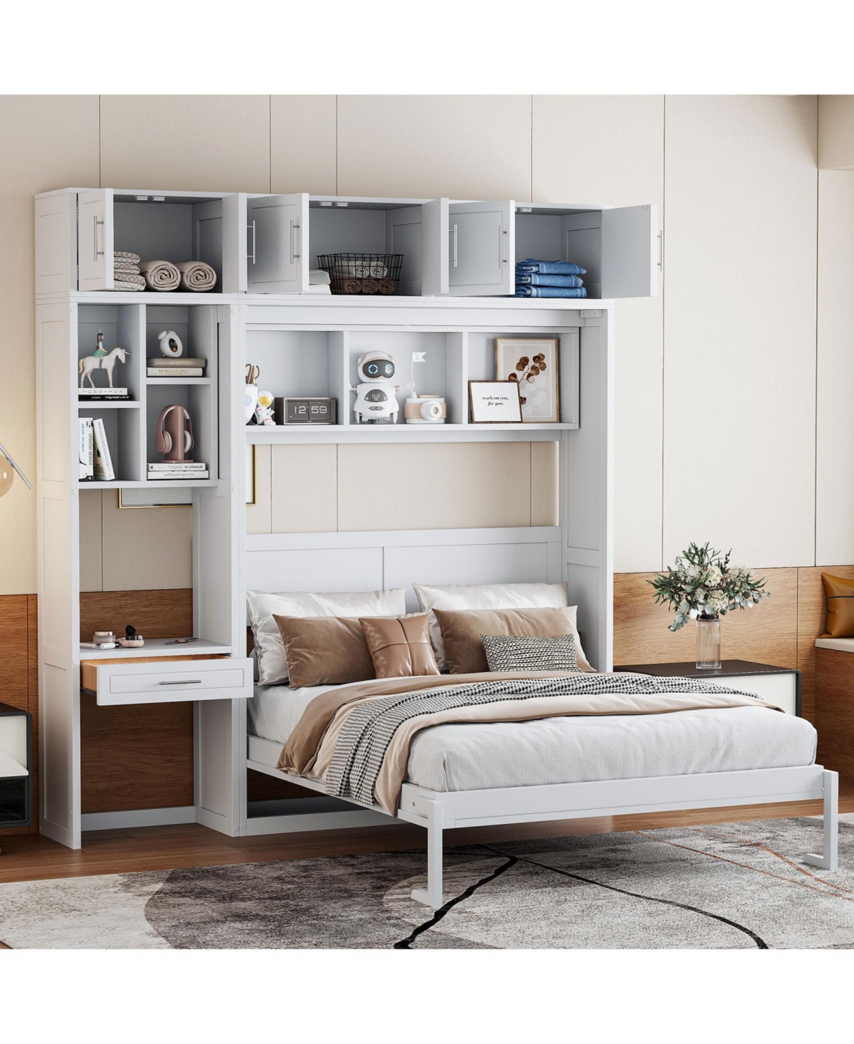 Click here for Streamdale Furniture Murphy Bed with Desk & Storag... prices