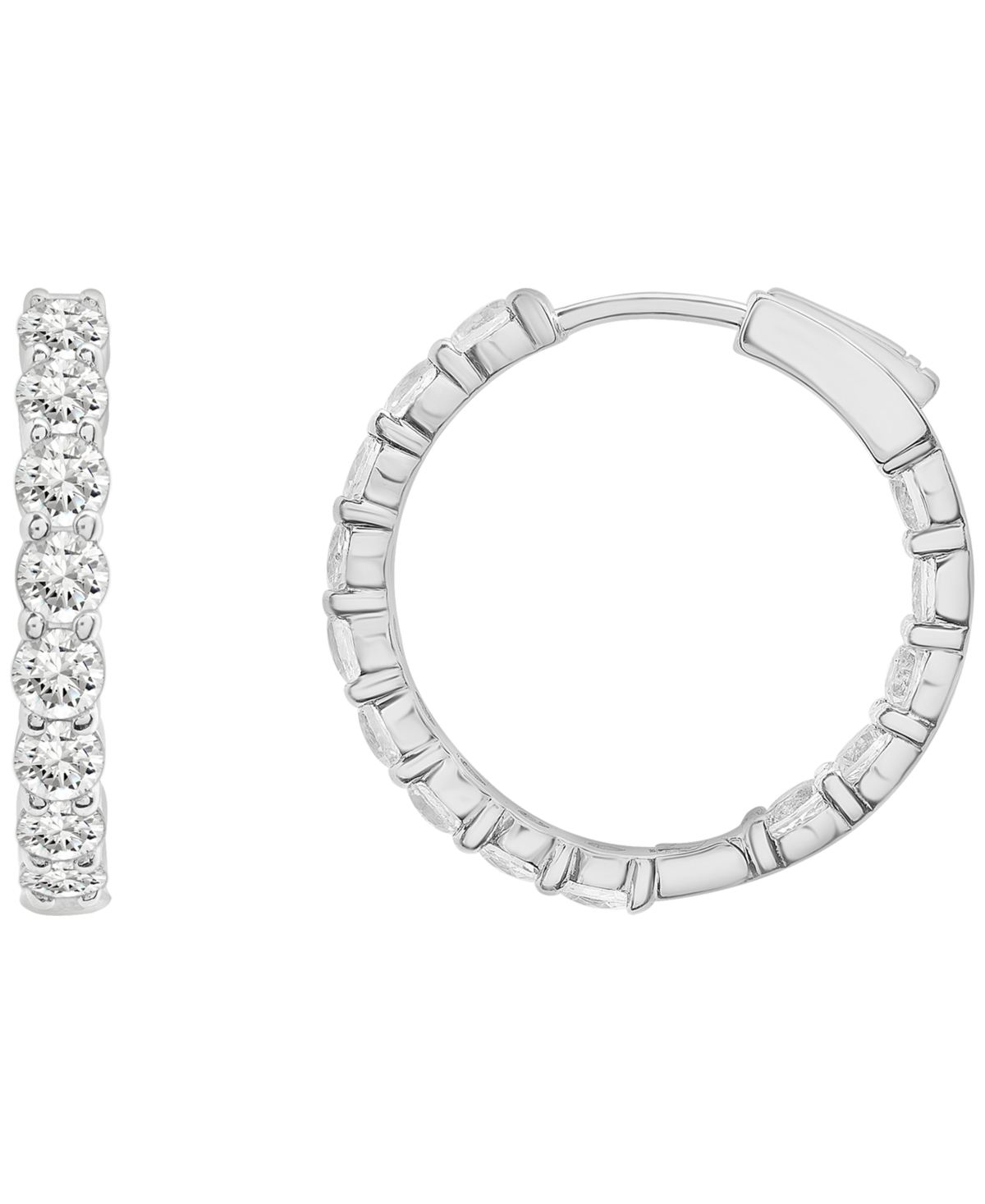 Click here for Macys Lab-Grown White Sapphire (2-1/2 ct. t.w.) Ho... prices