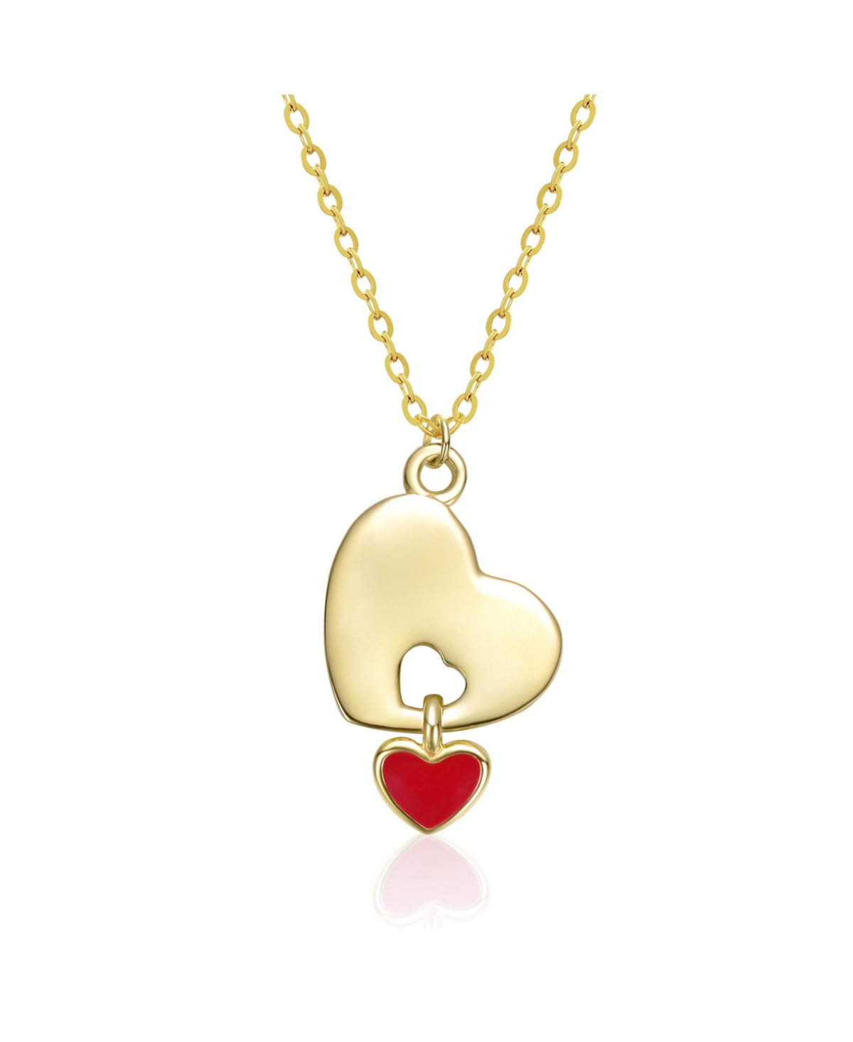 Click here for GiGiGirl 14K Gold Plated with Floating Red With He... prices