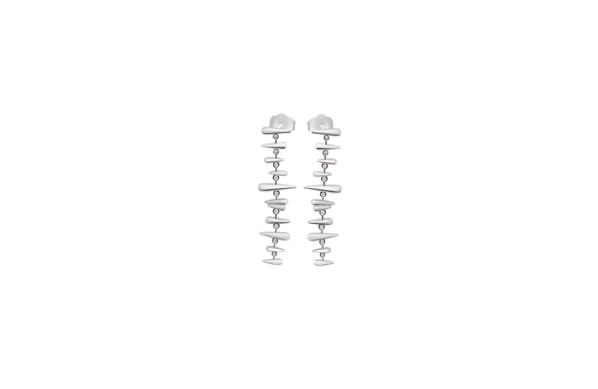 Click here for Lucy Quartermaine Shard Drop Earrings - Sterling s... prices