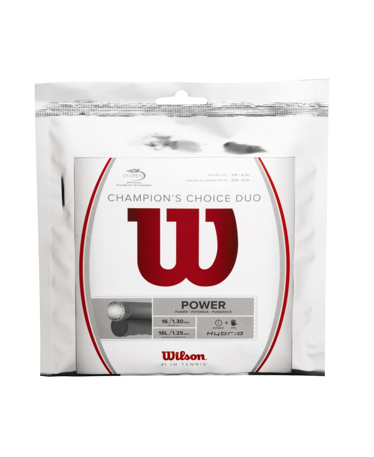 Click here for Wilson Champions Choice Duo Hybrid Tennis String prices