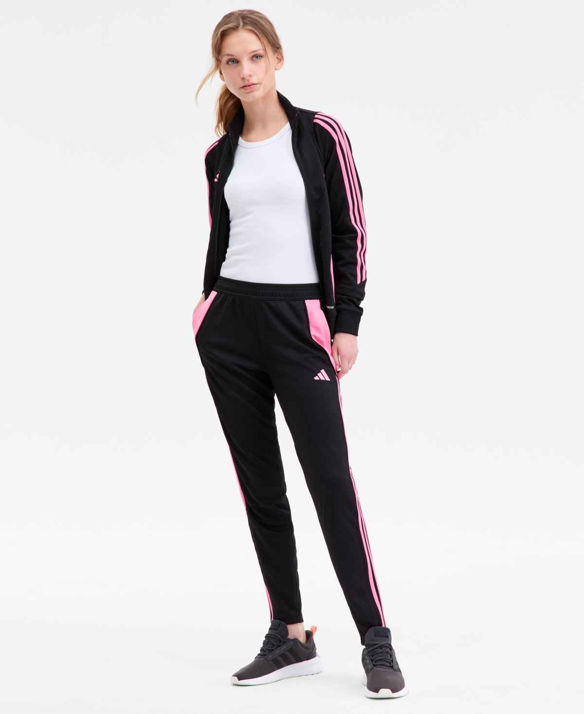 Click here for adidas Womens Tiro 24 Slim-Fit Training Pants - Bl... prices