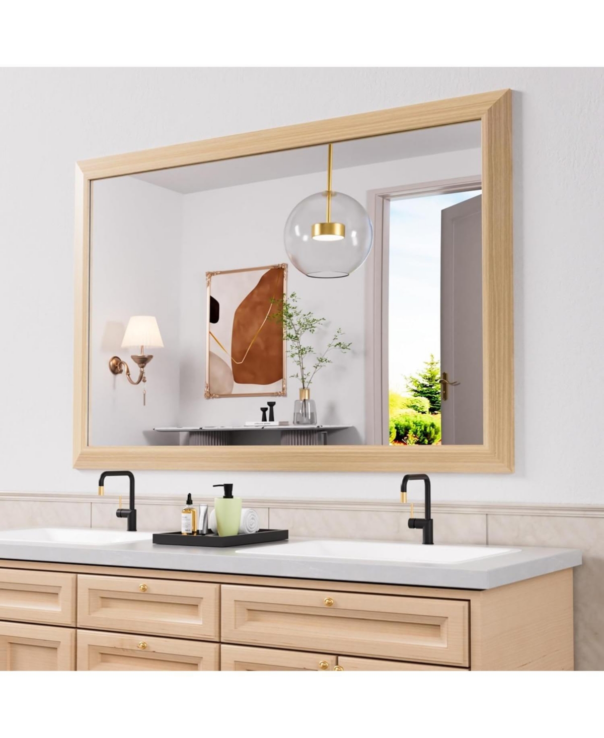 Click here for Amorho Bathroom Mirror  48" x 32" Inch T... prices