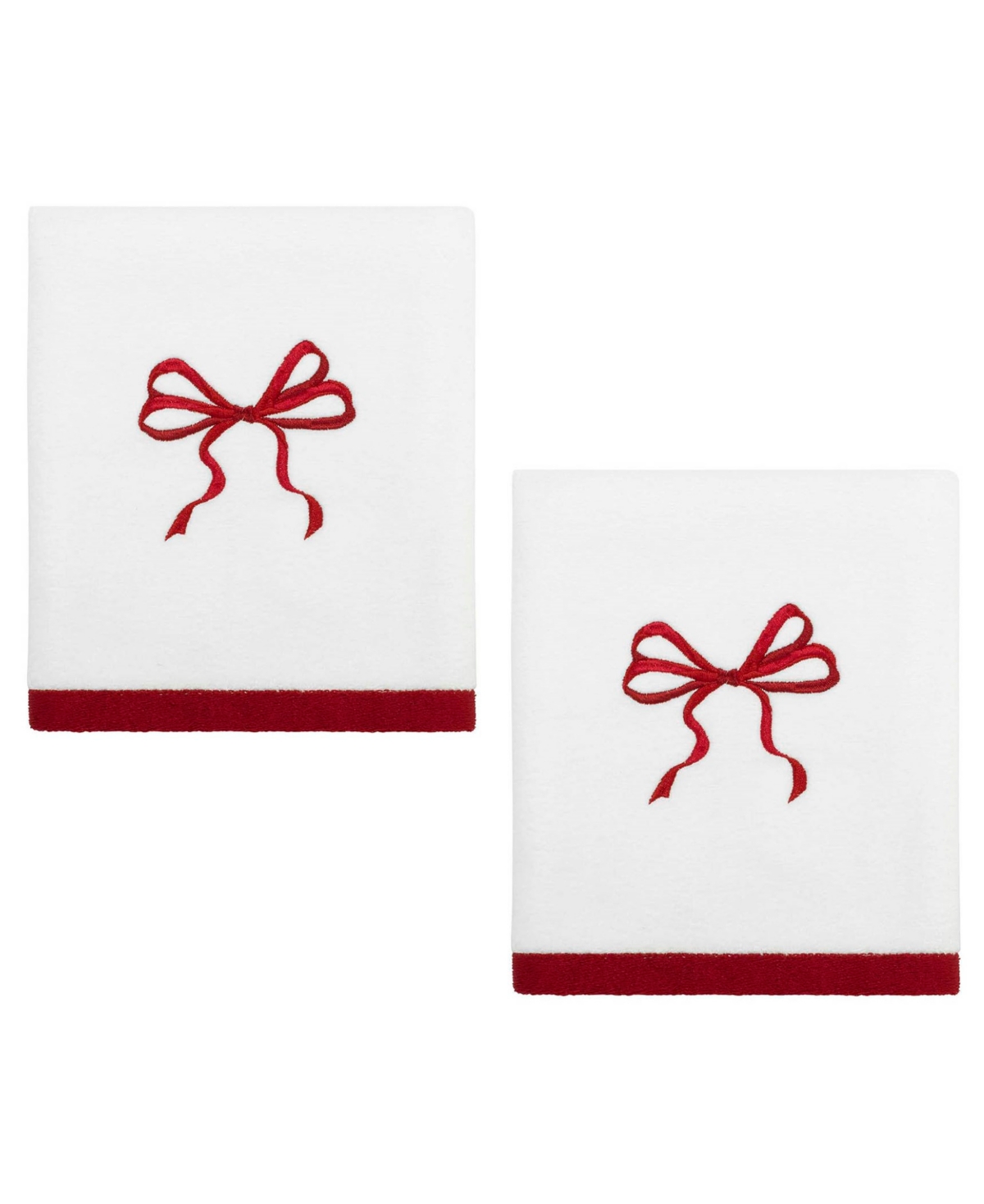 Click here for Avanti Christmas Bows Cotton 2-Pc. Hand Towel Set... prices
