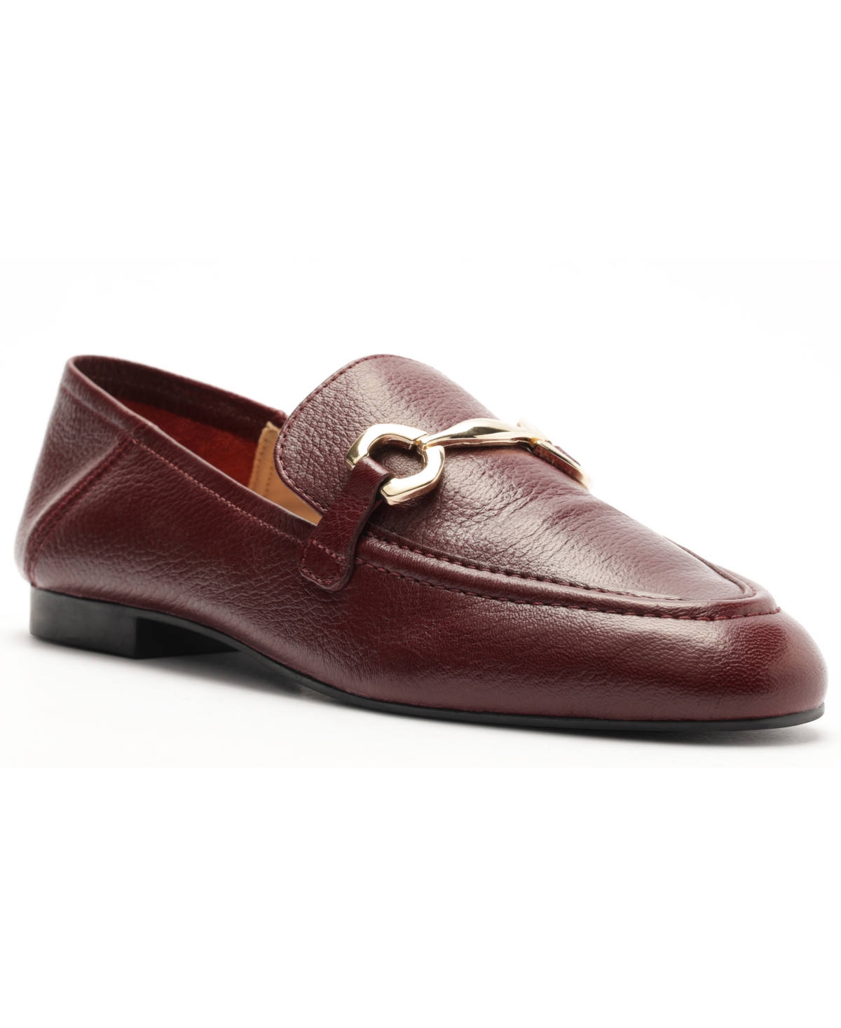 Click here for Arezzo Womens Emma Slip On Loafers - Grape Brown prices
