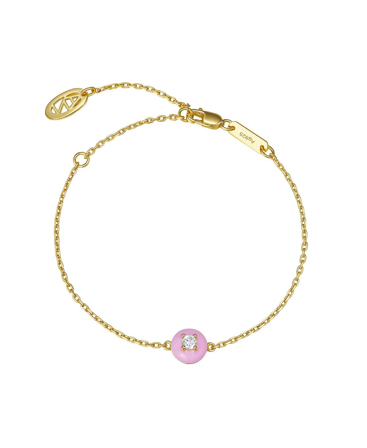 Click here for Anna Zuckerman Petit Cupcake Bracelet in Pink - Pi... prices