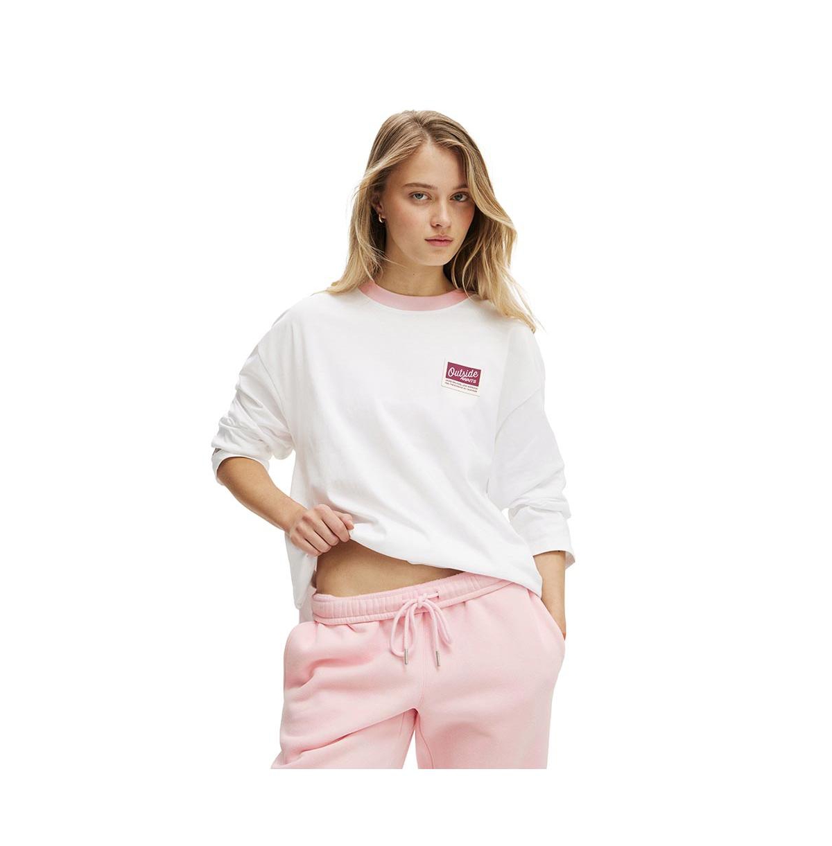 Click here for Cotton On Womens Active Long Sleeve Graphic Crew -... prices