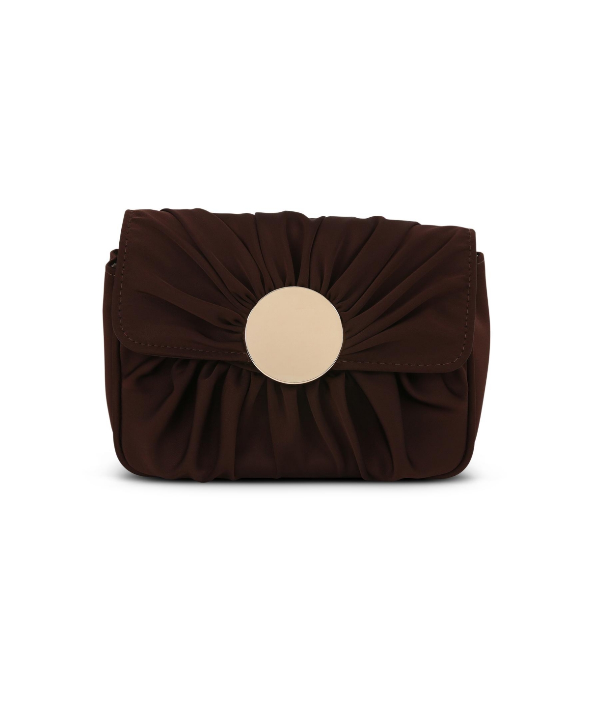 Click here for Womans Romie Pleated Crossbody Mini - Brown prices