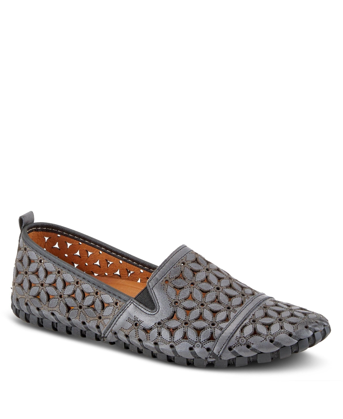 Click here for Spring Step Flowerflow Laser-Cut Leather Loafer wi... prices