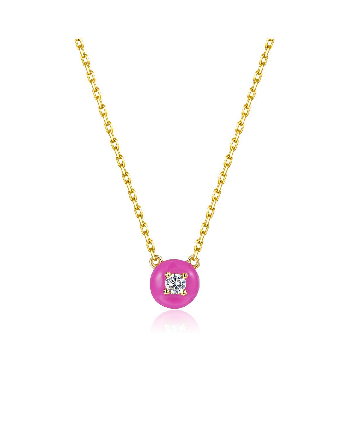 Click here for Anna Zuckerman Petit Cupcake Necklace in Rose - Ro... prices