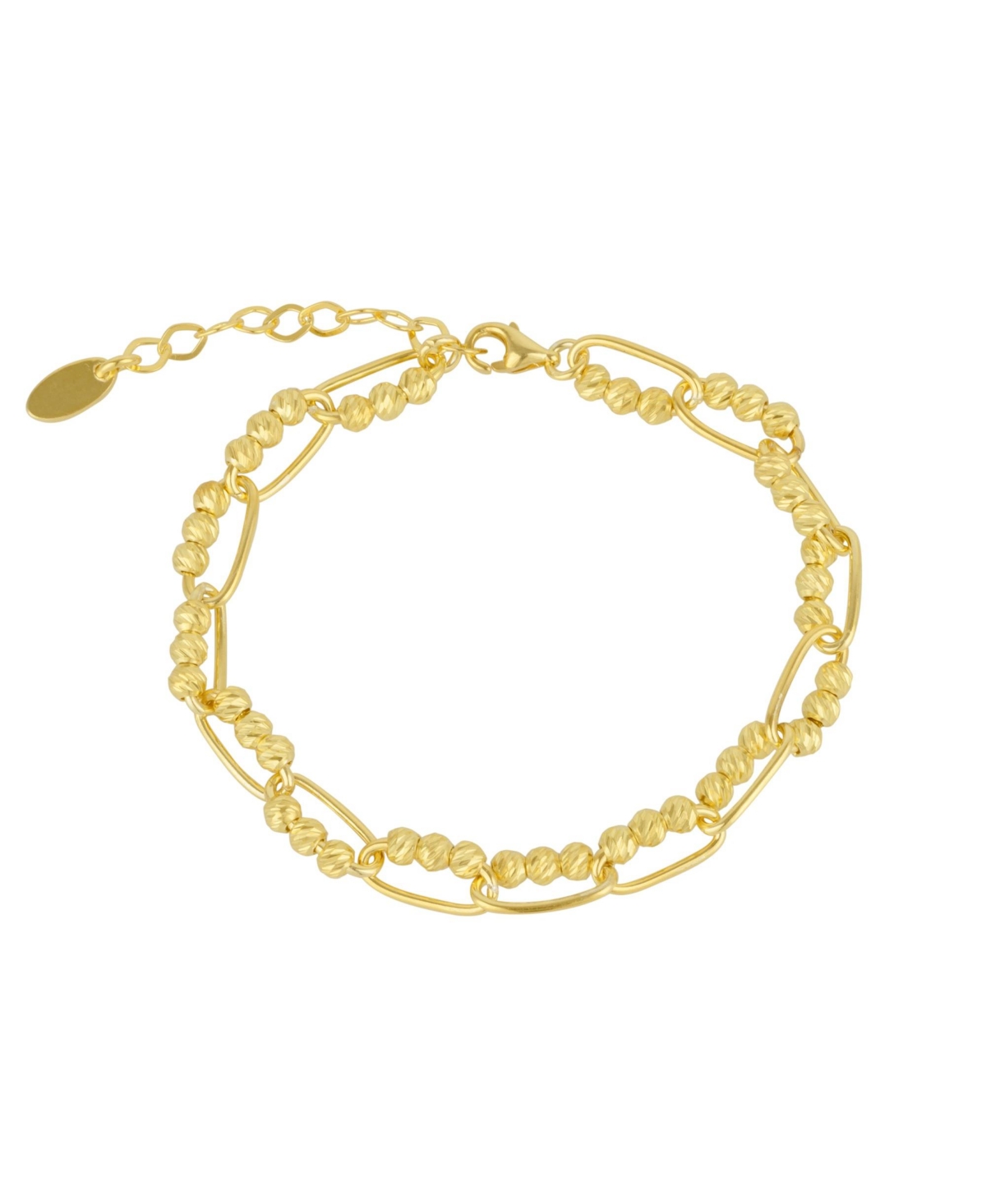 Click here for Spero London Sterling Silver Paperclip and Beaded... prices
