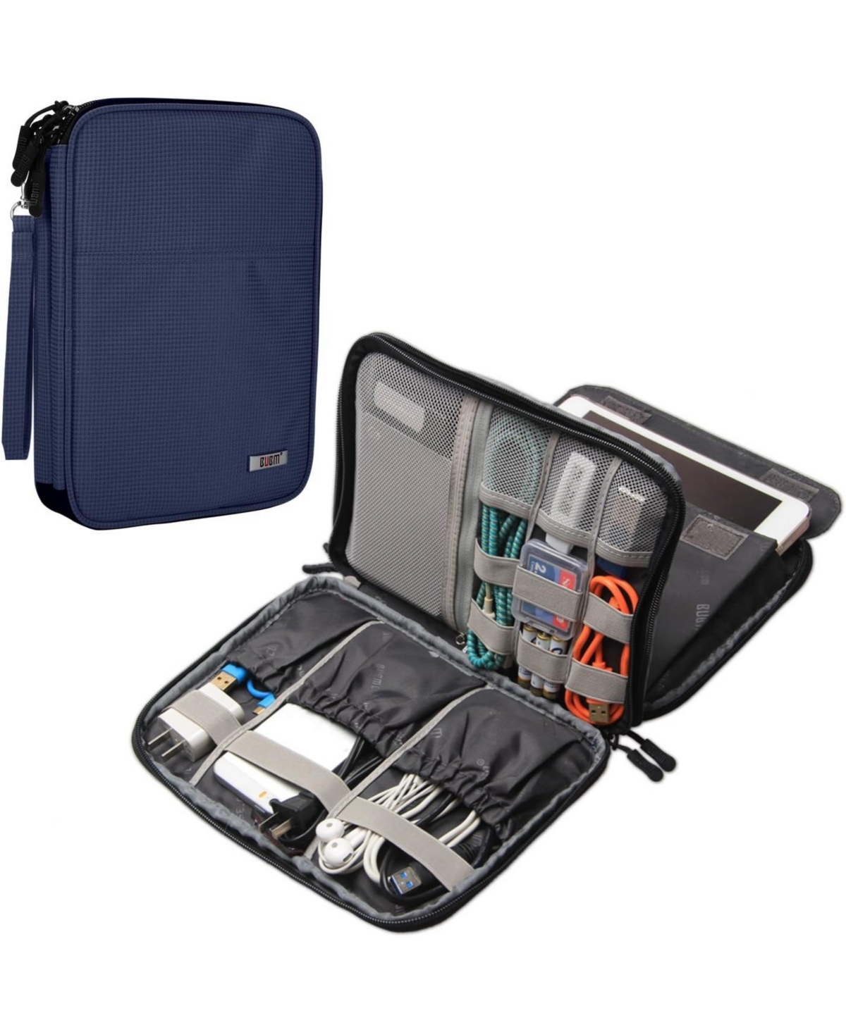 Click here for Bubm Dark Blue Medium Electronics Organizer Bag -... prices