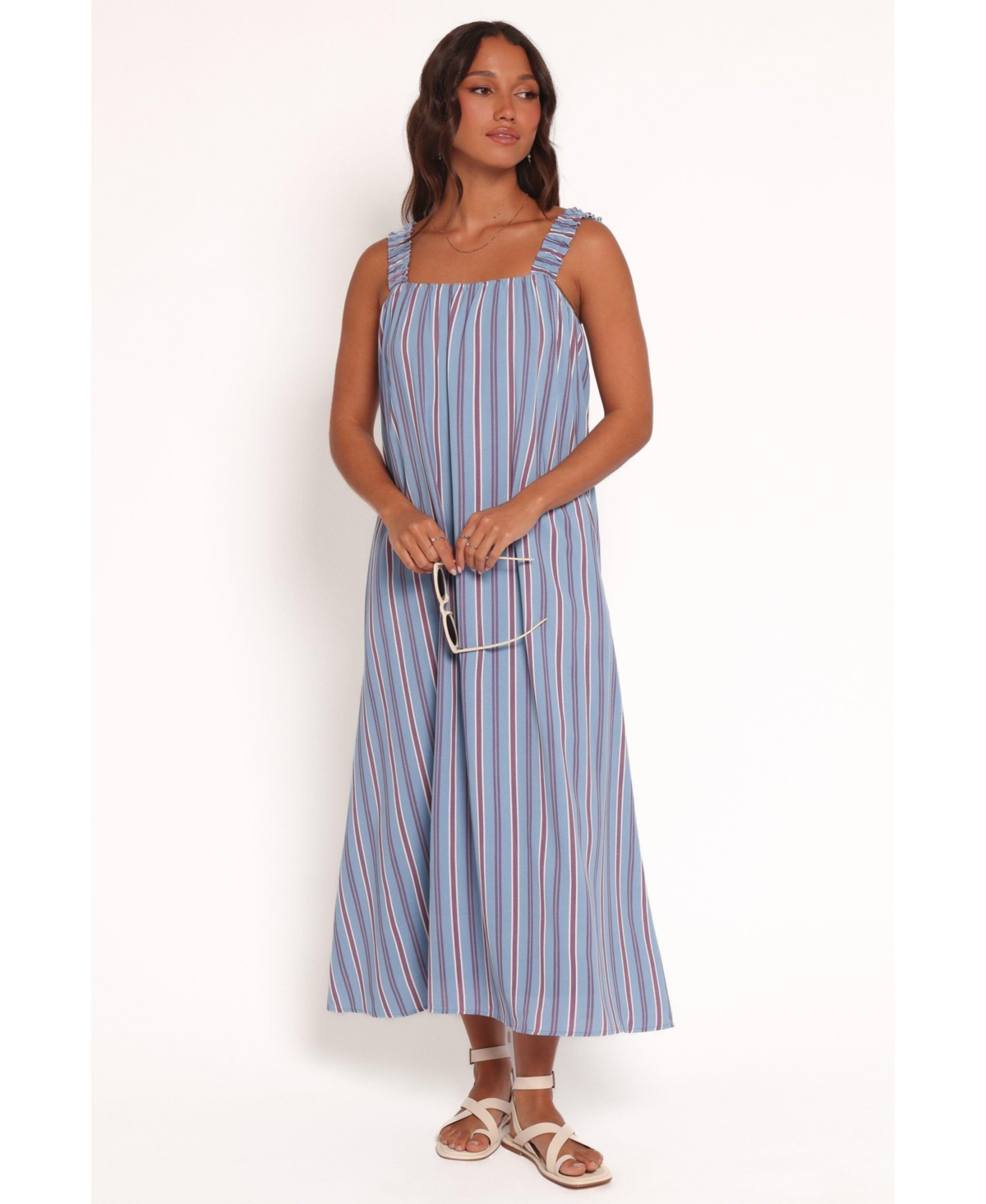 Click here for Petal and Pup Womens Alessandra Maxi Dress - Blue... prices