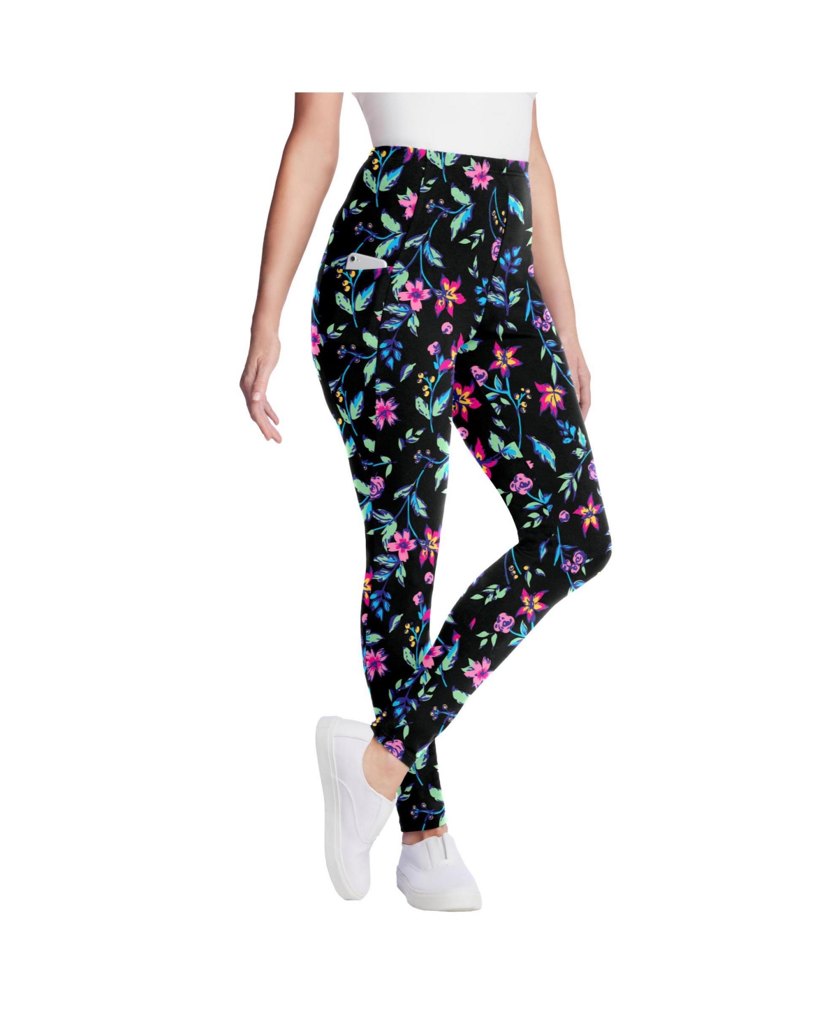Click here for Woman Within Womens Within Tall Stretch-Cotton Kni... prices