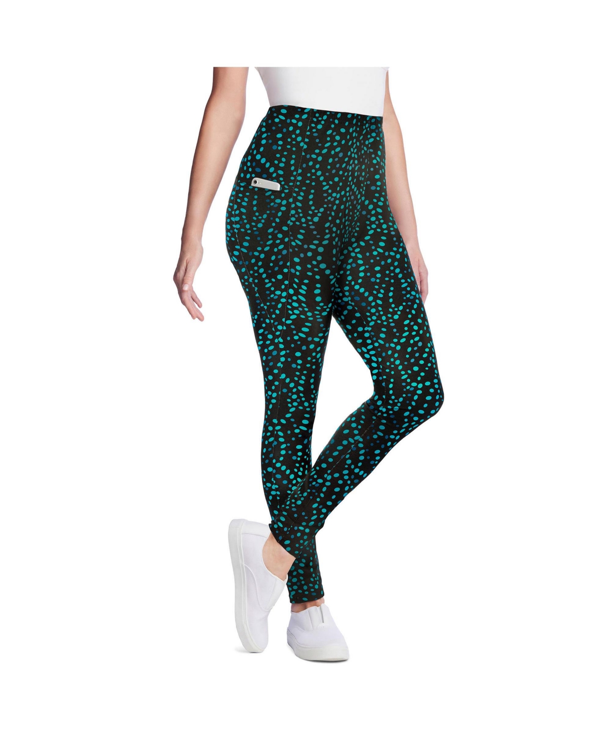 Click here for Woman Within Plus Size Within Stretch-Cotton Knit... prices
