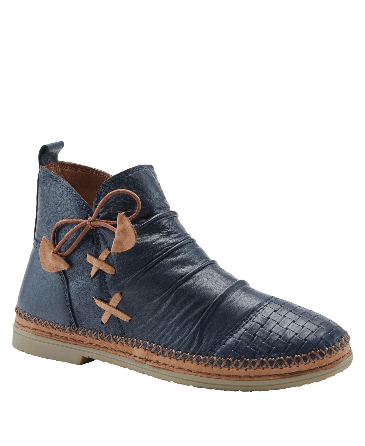 Click here for Spring Step Pomeroy Leather Booties with Basketwea... prices